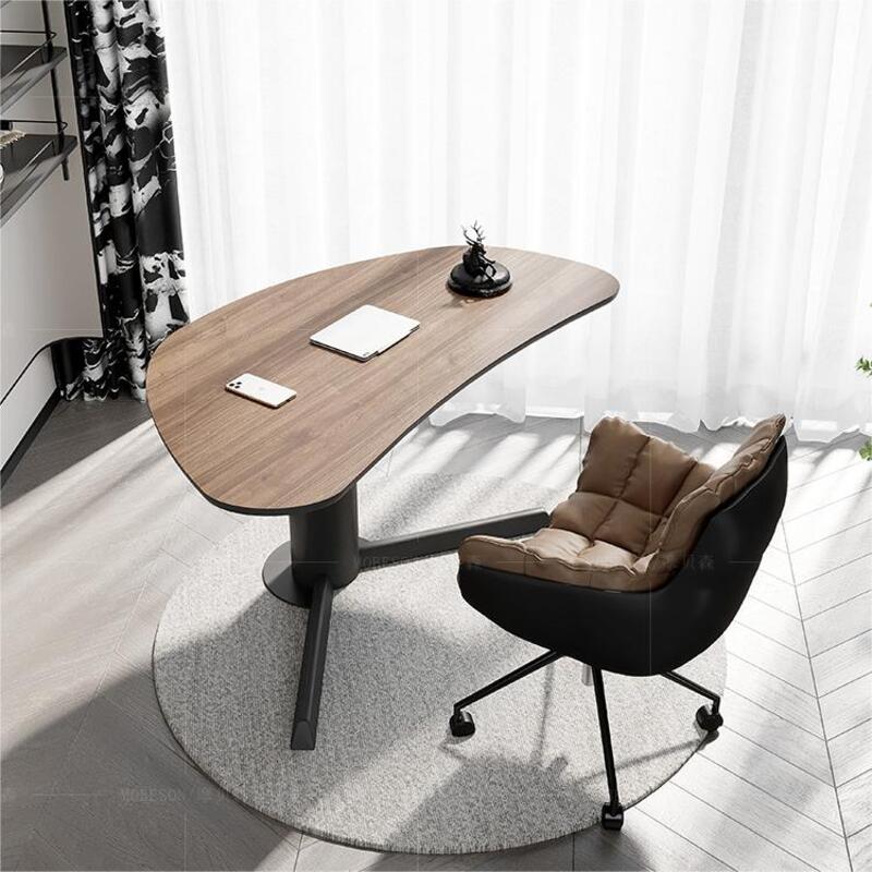 Irregular Carbon Steel Frame Desk with V-Shaped Table Legs– DPhome