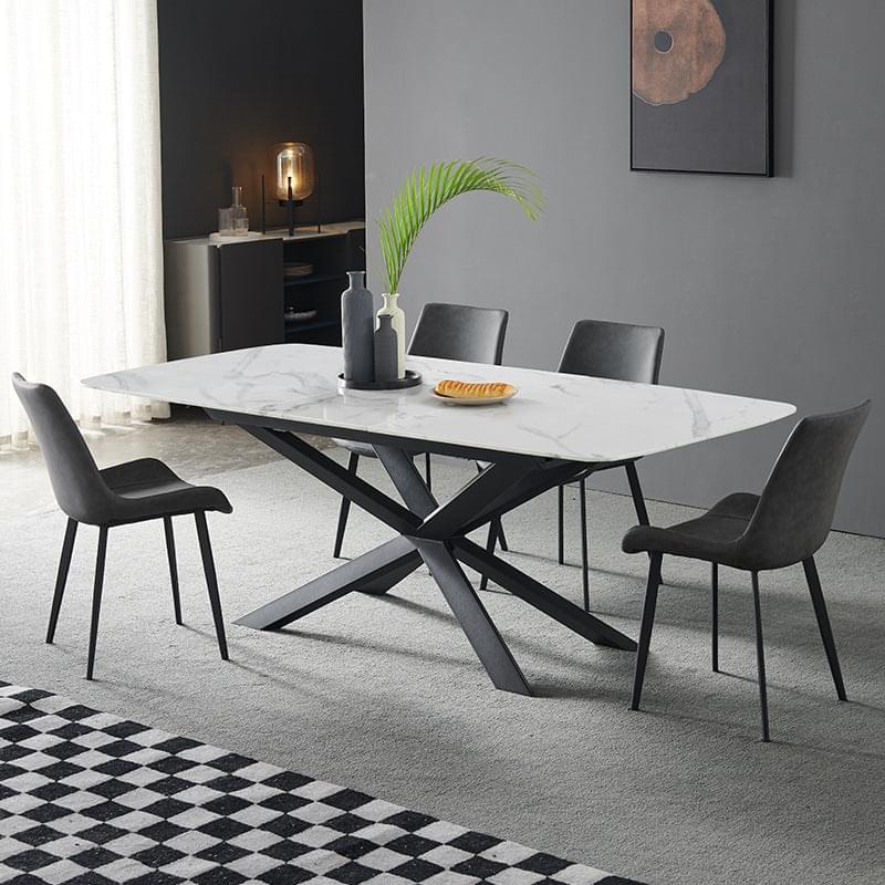Classic Rectangle Extendable Dining Table with Stylish Legs- DPHOME– DPhome